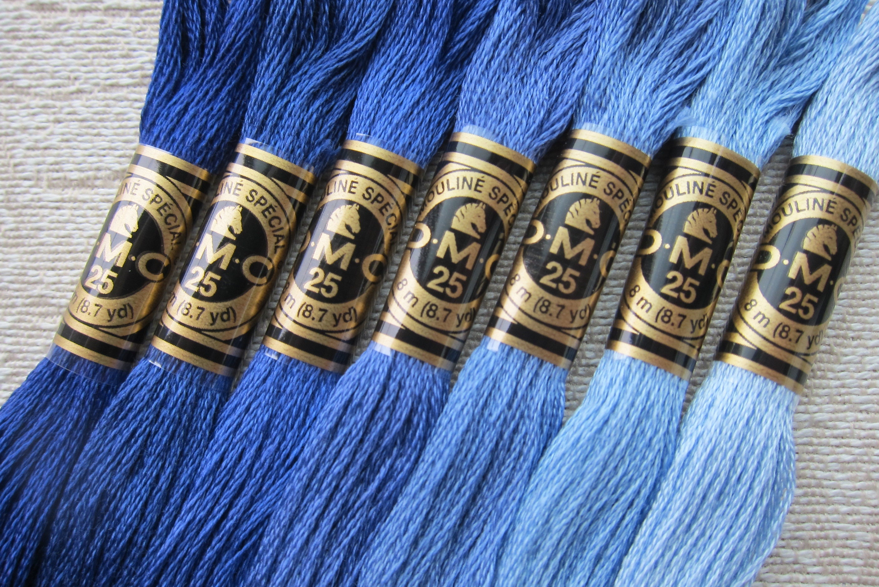 DMC Color Family Cornflower Blue 157 794 793 3807 792 | Etsy