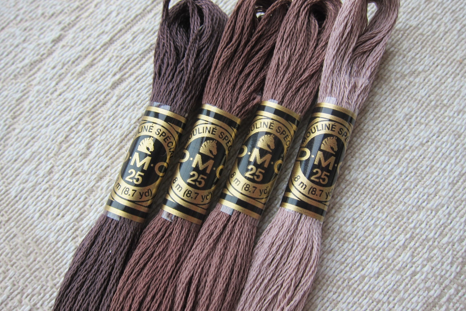 DMC Graduated Color Family Cocoa DMC 3861 3860 779 09 | Etsy