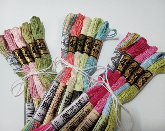 DMC Graduated Shade Set ~ Light Topaz (DMC 3078, 727, 726, 725) DMC ...