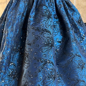 Midnight Blue 'starry Night' 50's Fit and Flare - Etsy