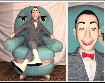 Pee Wee Herman Doll and Chair - Etsy