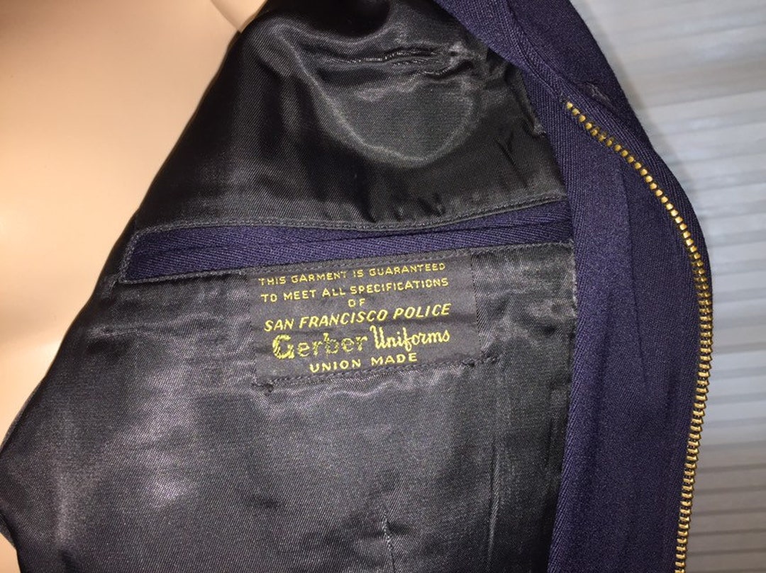 San Francisco Police Department Jacket Gerber Uniforms Mid - Etsy