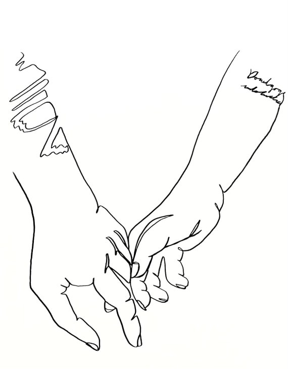 Always Together Hand Written Text, Cute Couple Drawings,, 47% OFF