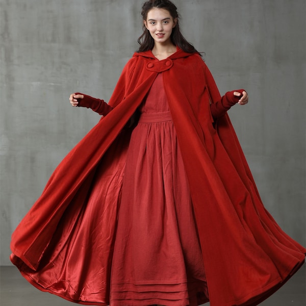 Red Cloak - Etsy