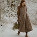 Check Wool Dress Wool Winter Dress Vintage Plaid Dress - Etsy