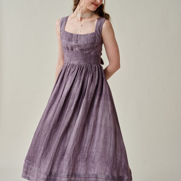 Linen Dress - Etsy