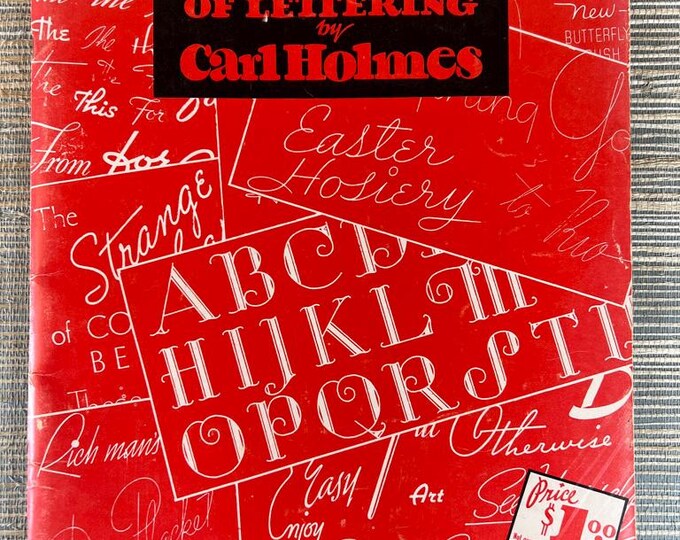 ABC of Lettering by Carl Holmes Vintage Book Walter T Foster Art ...