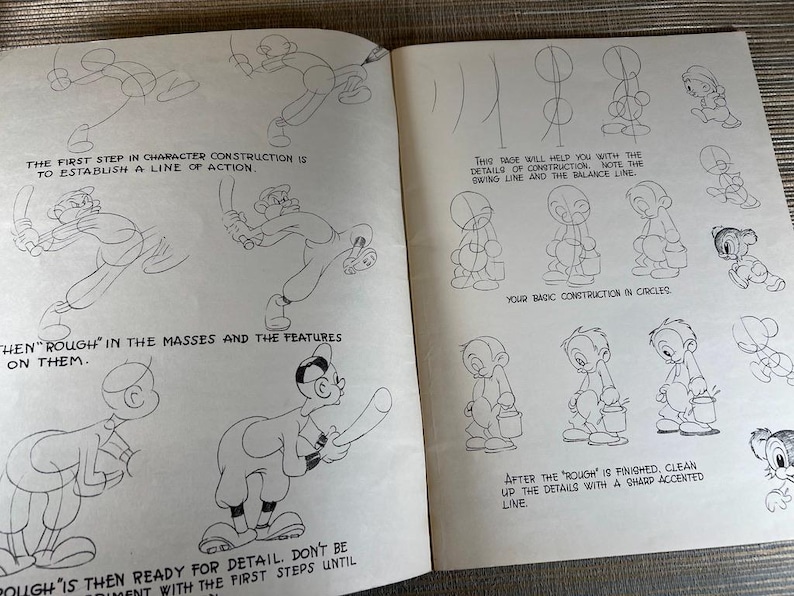 Animated Cartoons for the Beginner by Walter T Foster Vintage Book Art ...