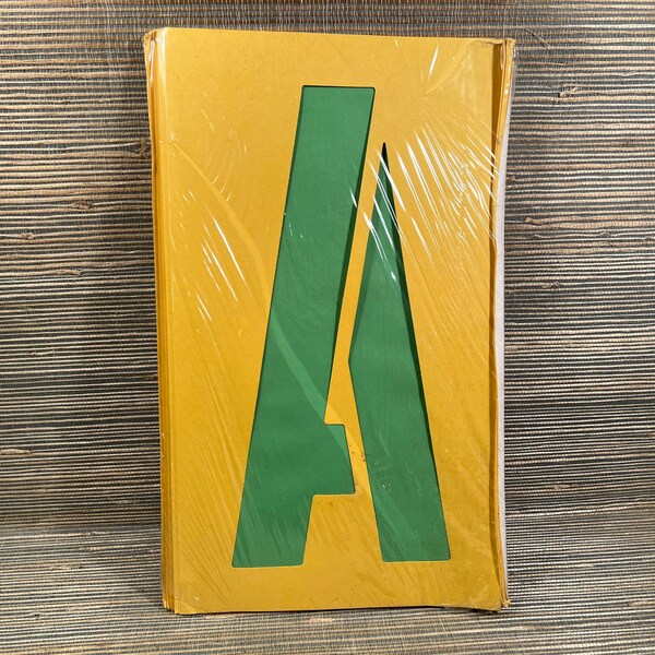 12 Inch Alphabet Stencils - Etsy