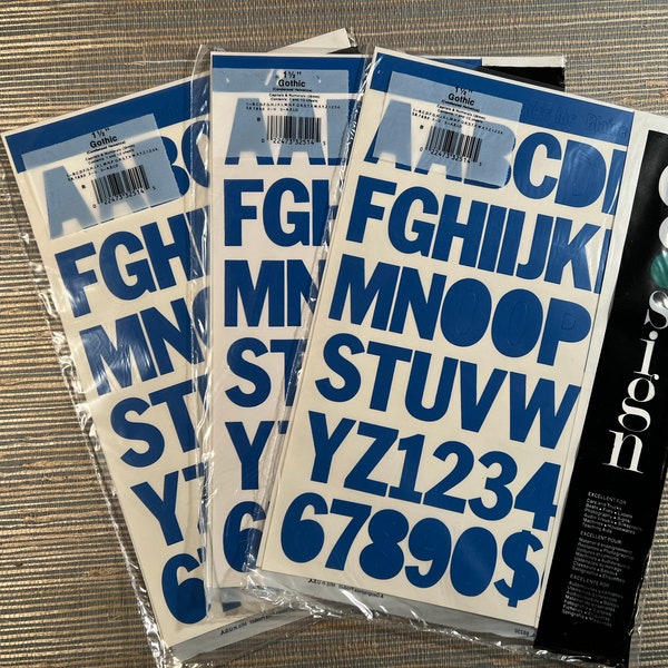 3 Inch Plastic Letters - Etsy