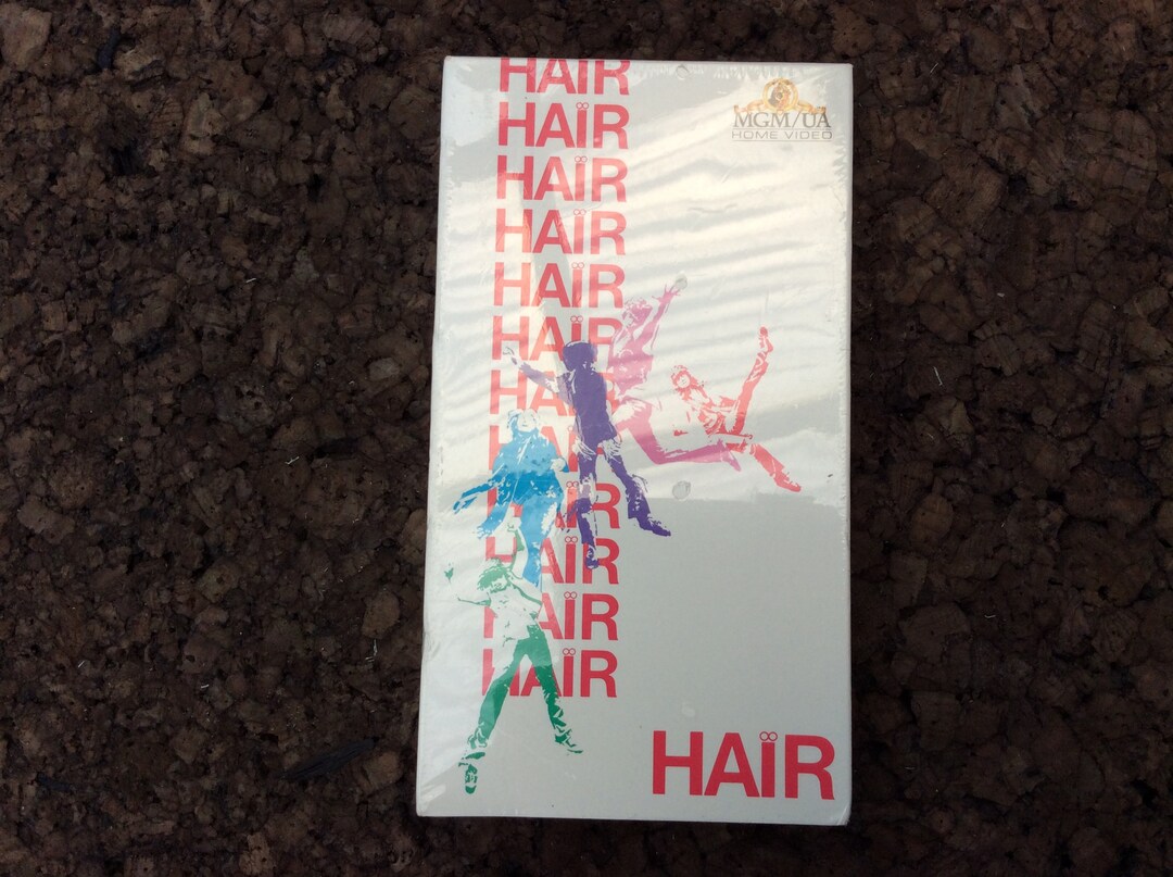 Vintage Hair VHS 1988 MGM/UA Home Video Sealed Musical Milos Forman - Etsy