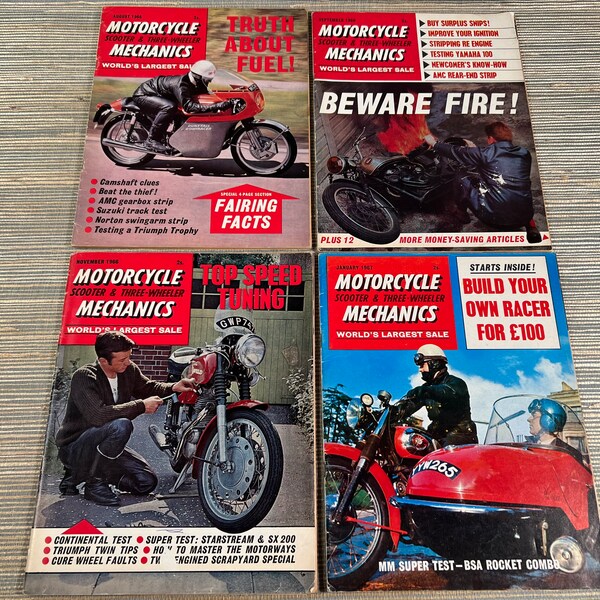 Bsa Motorcycle Magazine - Etsy