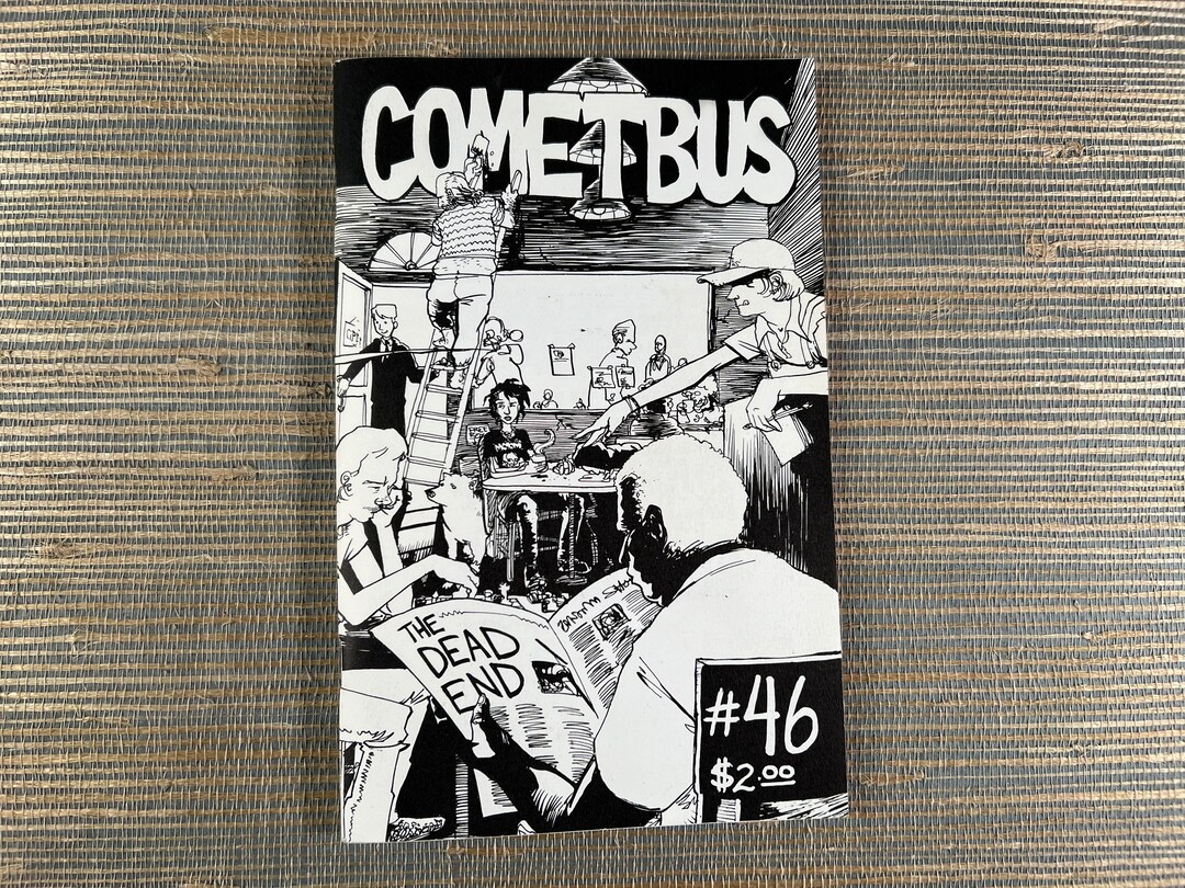 Cometbus 46 Vintage Zine 2000 Magazine Punk Aaron Nate Powell Cover Art ...