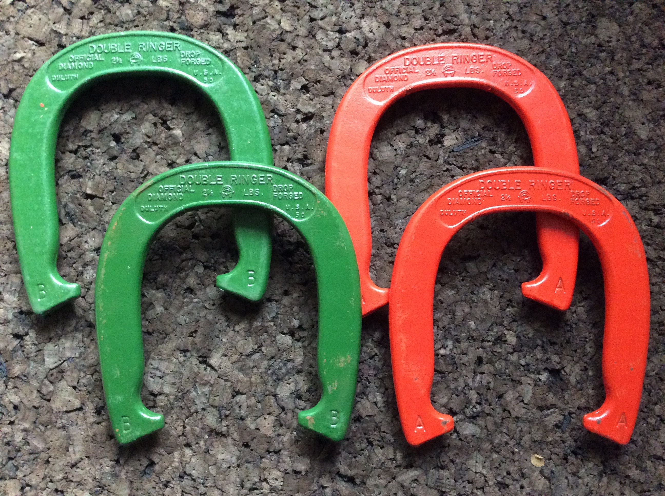 Vintage Diamond Double Ringer Pitching Horseshoes in Original | Etsy