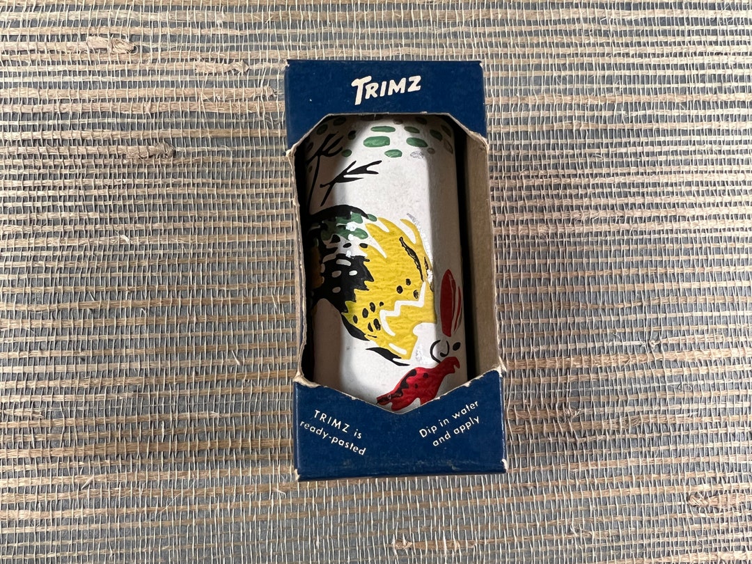 Vintage Rooster Motif Trimz Wallpaper Border 12 Foot Roll Bantam 2108 ...