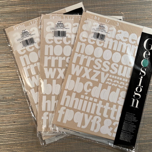 1 2 Inch Vinyl Letters - Etsy