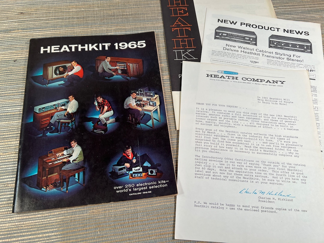 Vintage Heathkit 1965 Catalog 810/50 Brochure Product News Electronics ...