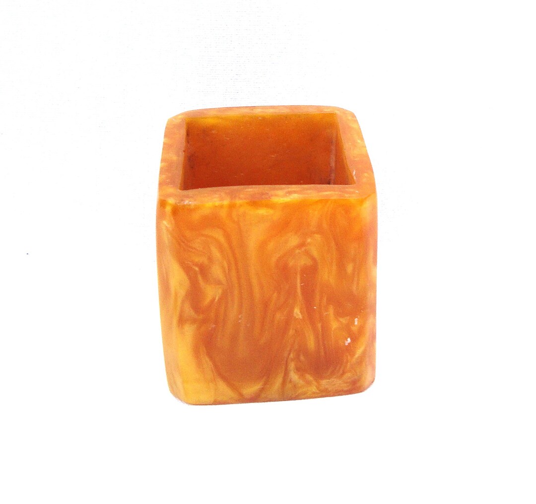 Vintage Bakelite Pencil Cup Catalin Pen Holder - Etsy