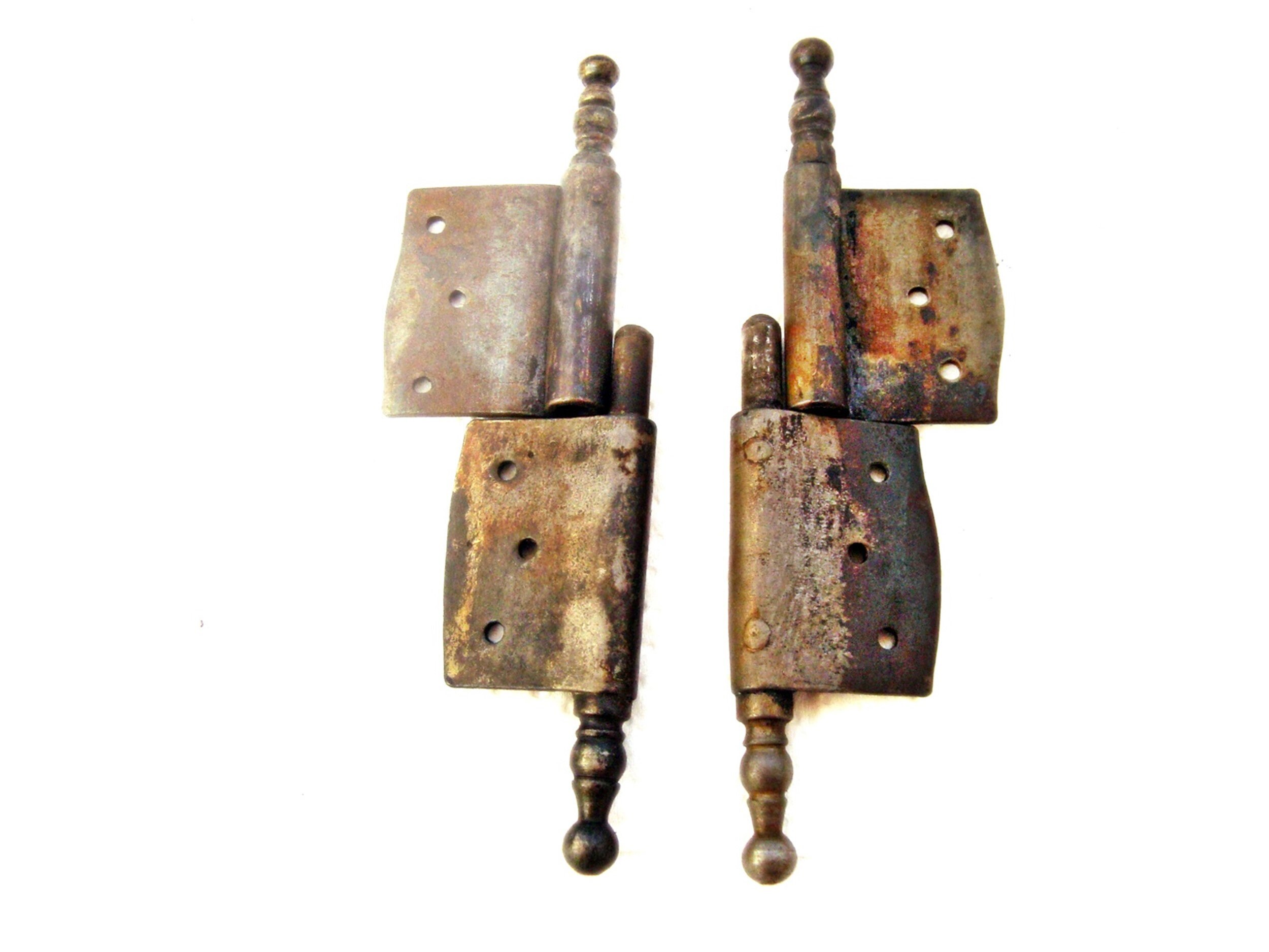 Antique French Iron Hinges Window Furniture Cabinet Door Fitting - Etsy