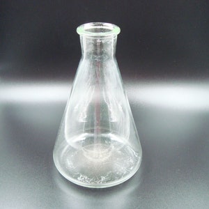 Vintage Laboratory Flask Heavy Glass Bottle Oversize Big Vase - Etsy