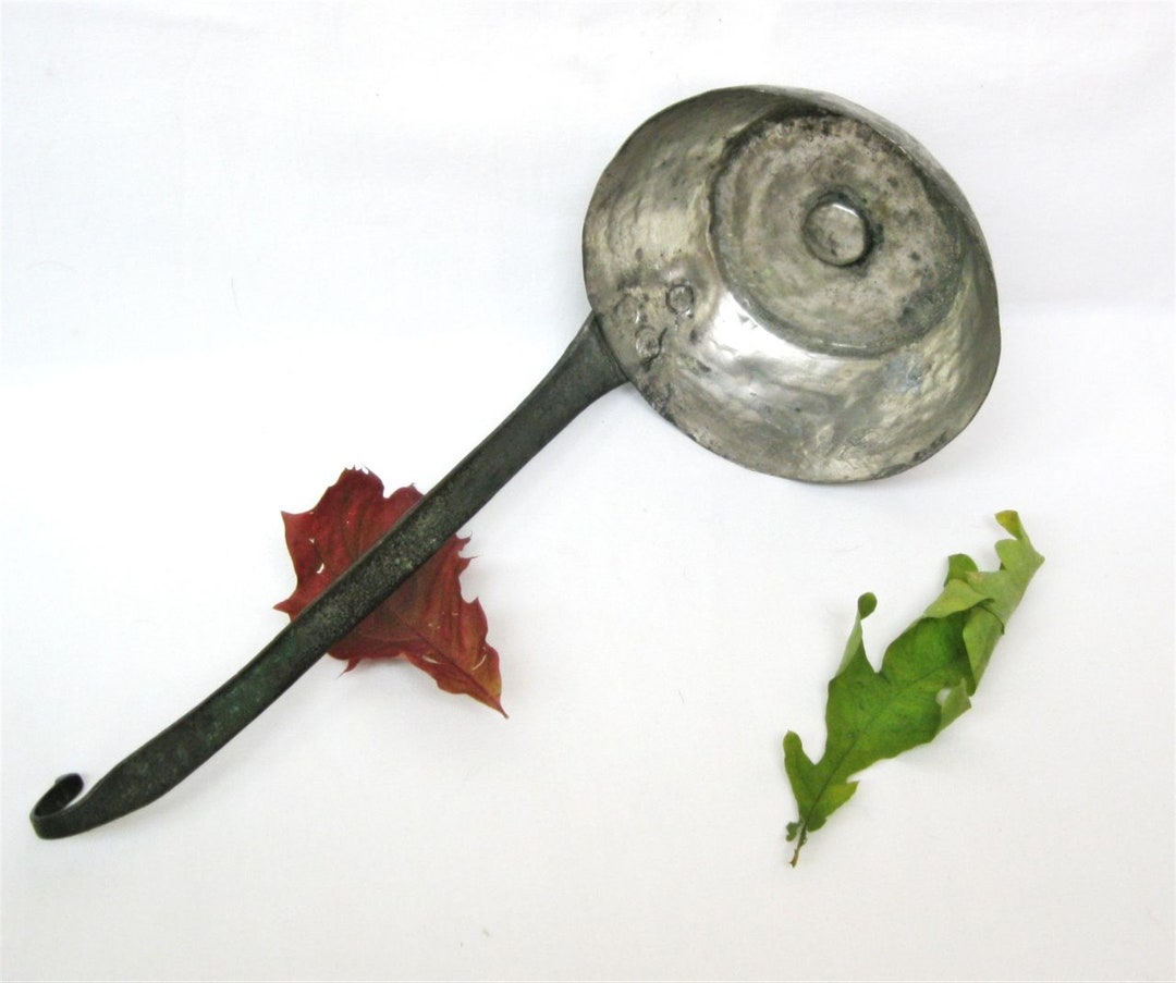 Antique Turkish Copper Ladle/dipper Hand Hammered Tinned Solid Copper ...