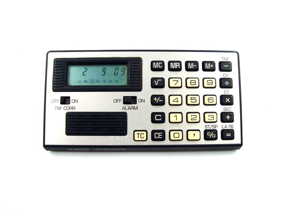 Digital Alarm Clock, Calculator, Stopwatch Made in East Germany - Etsy