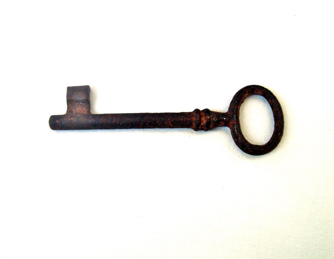 Vintage Antique Large Iron Lock Key From the 30s - Etsy