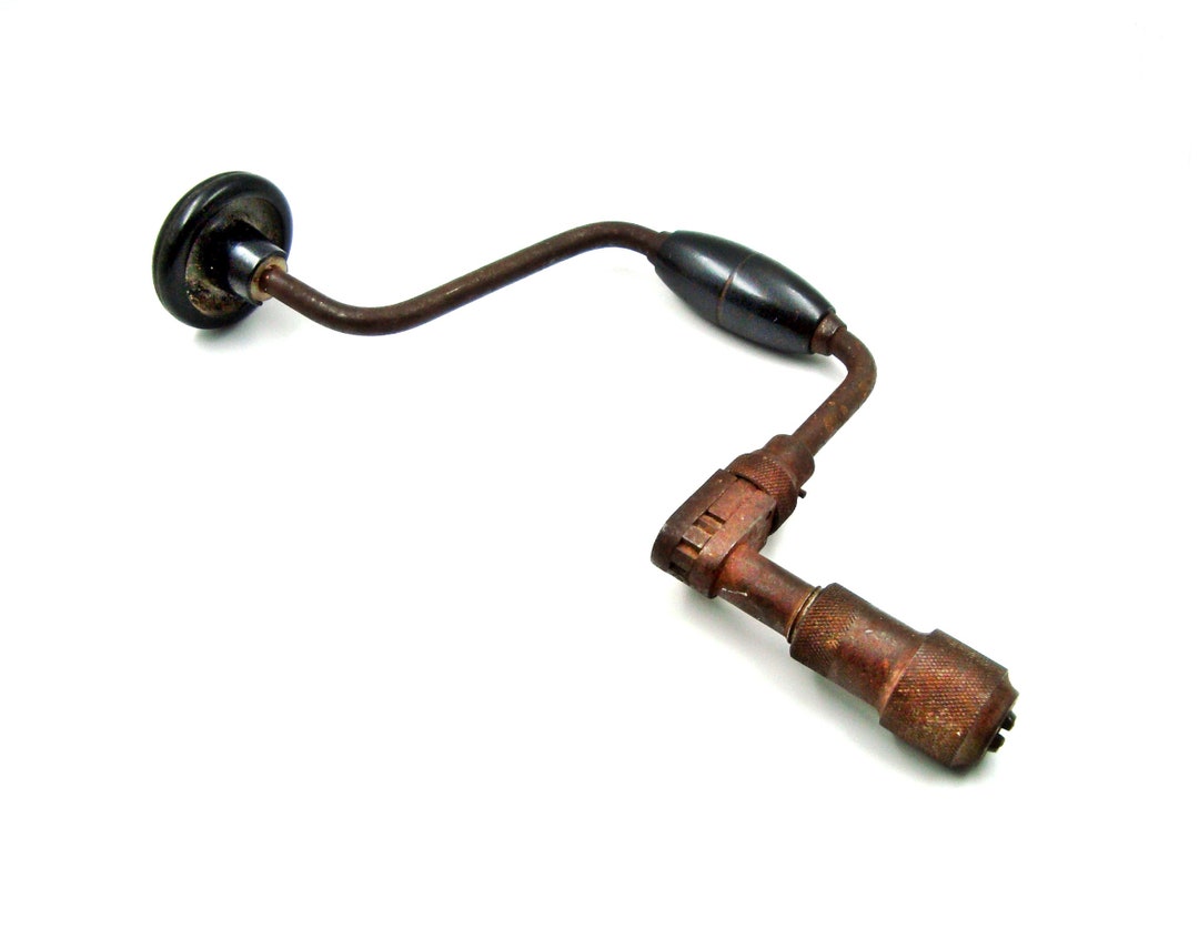 Vintage Antique Hand Drill Manual Auger Primitive Carpenter - Etsy