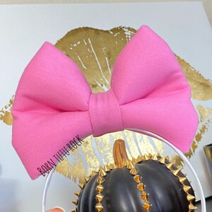 Big Pink Bow || Bright Pink Bow || Daisy Bow || Born Tutu Rock - Etsy