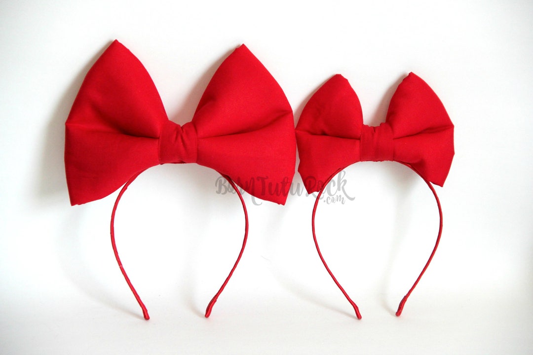 Big Red Bow || Kiki's Delivery Service Bow || Snow White Bow || by Born ...