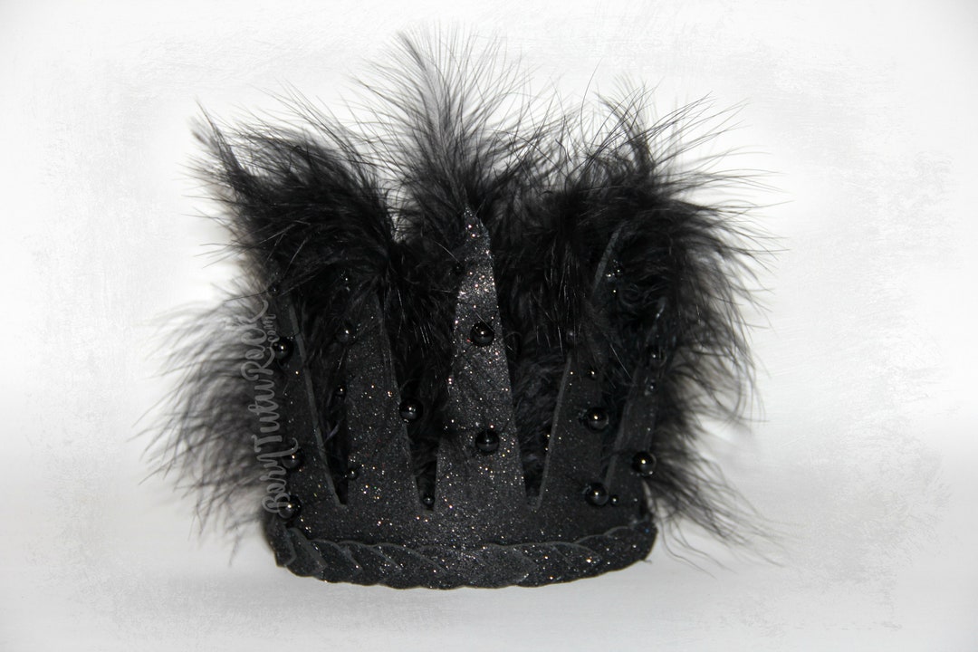 Dark Queen Crown Evil Queen Crown Born Tutu Rock - Etsy