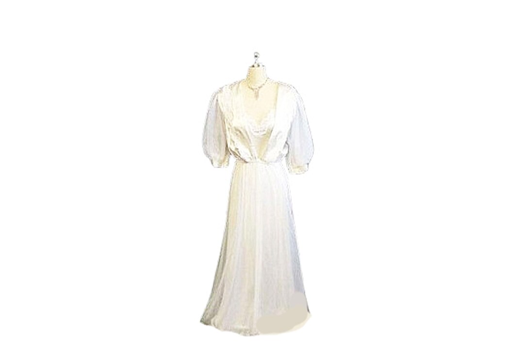Vintage New With Tag Val Mode Bridal Wedding Night Peignoir and ...