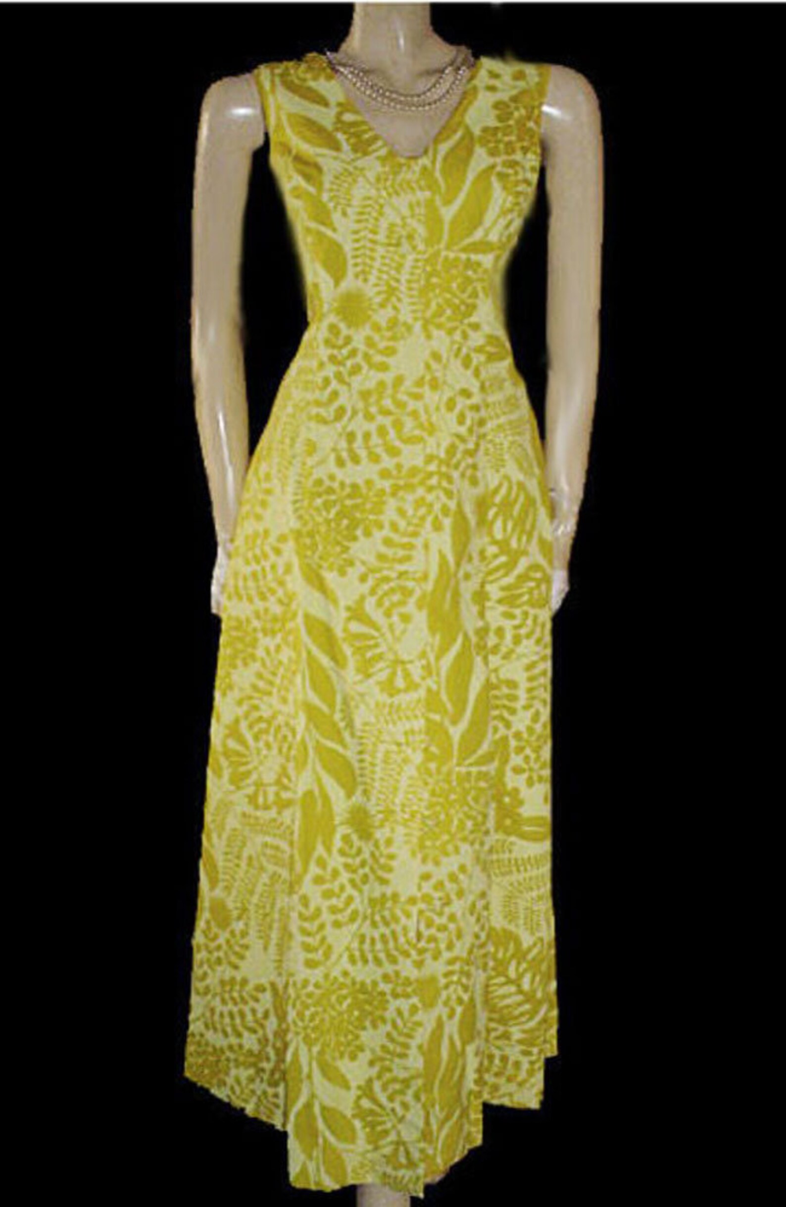 Vintage Ruth Clarage Jamaica Hand Printed Original Leaf Design - Etsy