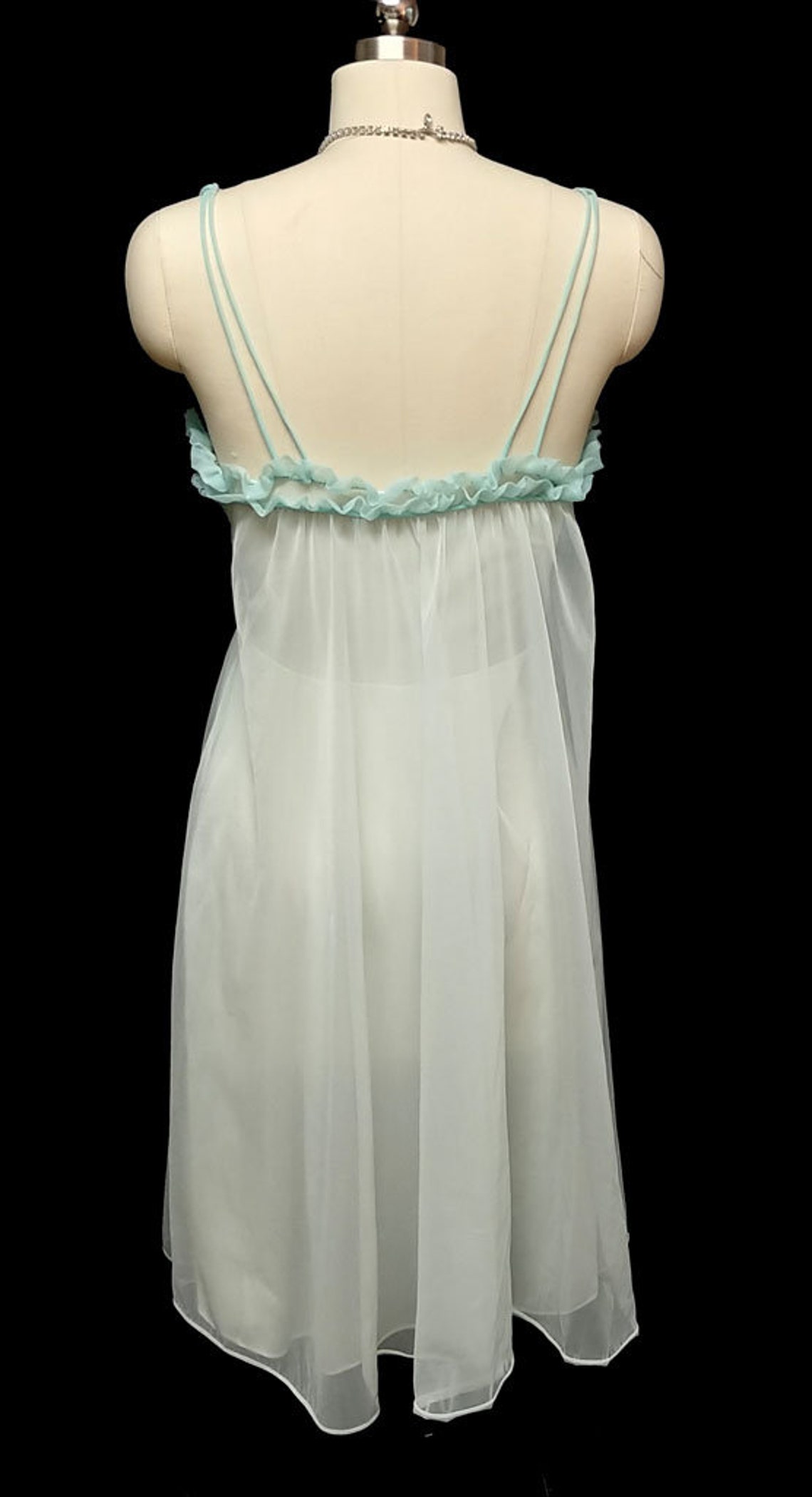 Vintage Vanity Fair Double Nylon Ruffles & Lace Nightgown in - Etsy