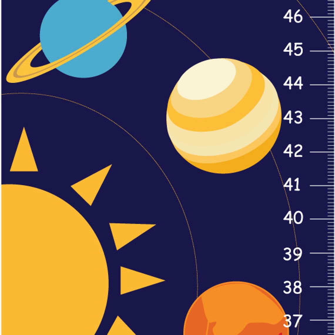 Solar System Growth Chart - Etsy