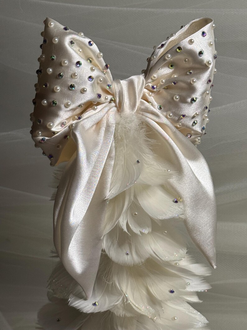 Ivory Feather Christmas Tree - Etsy