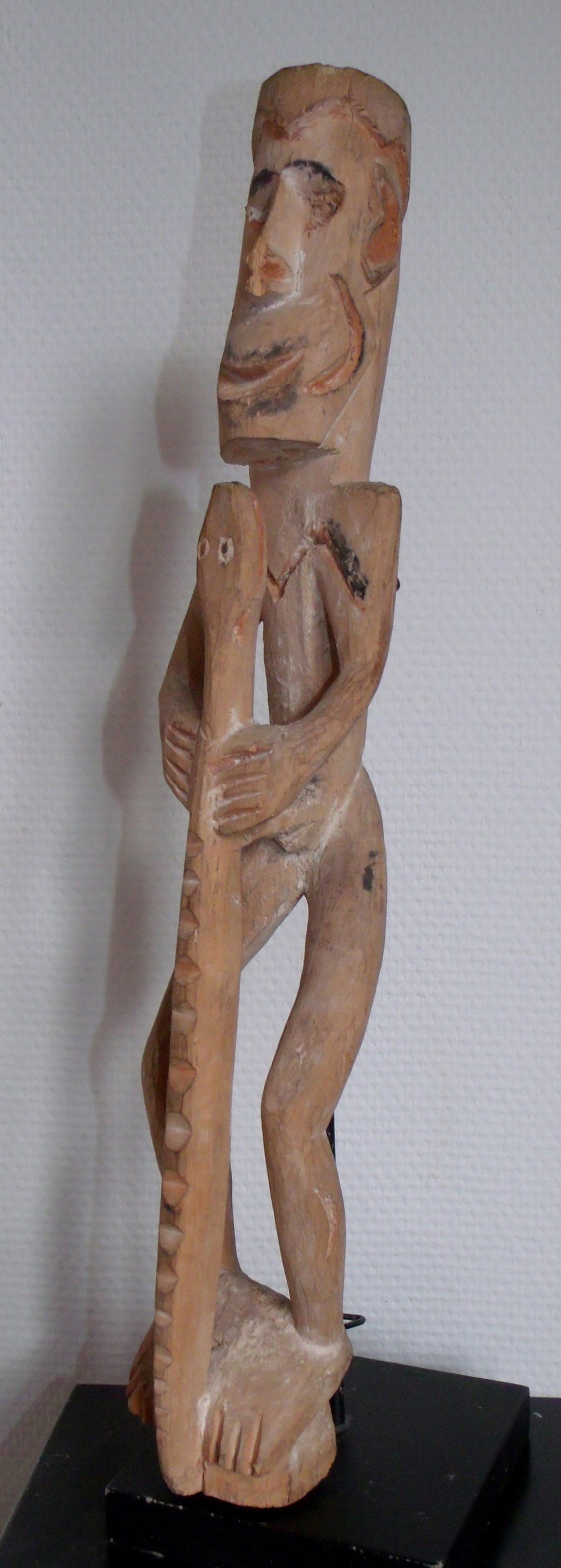 Asmat Figure With Snake and Fallus Asmat Statue No Batak - Etsy
