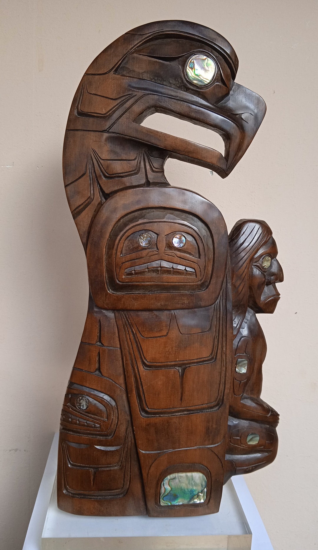 Marvin Baker Squamish Tribe, Canadian Indigenous Art, Plaque Carving ...