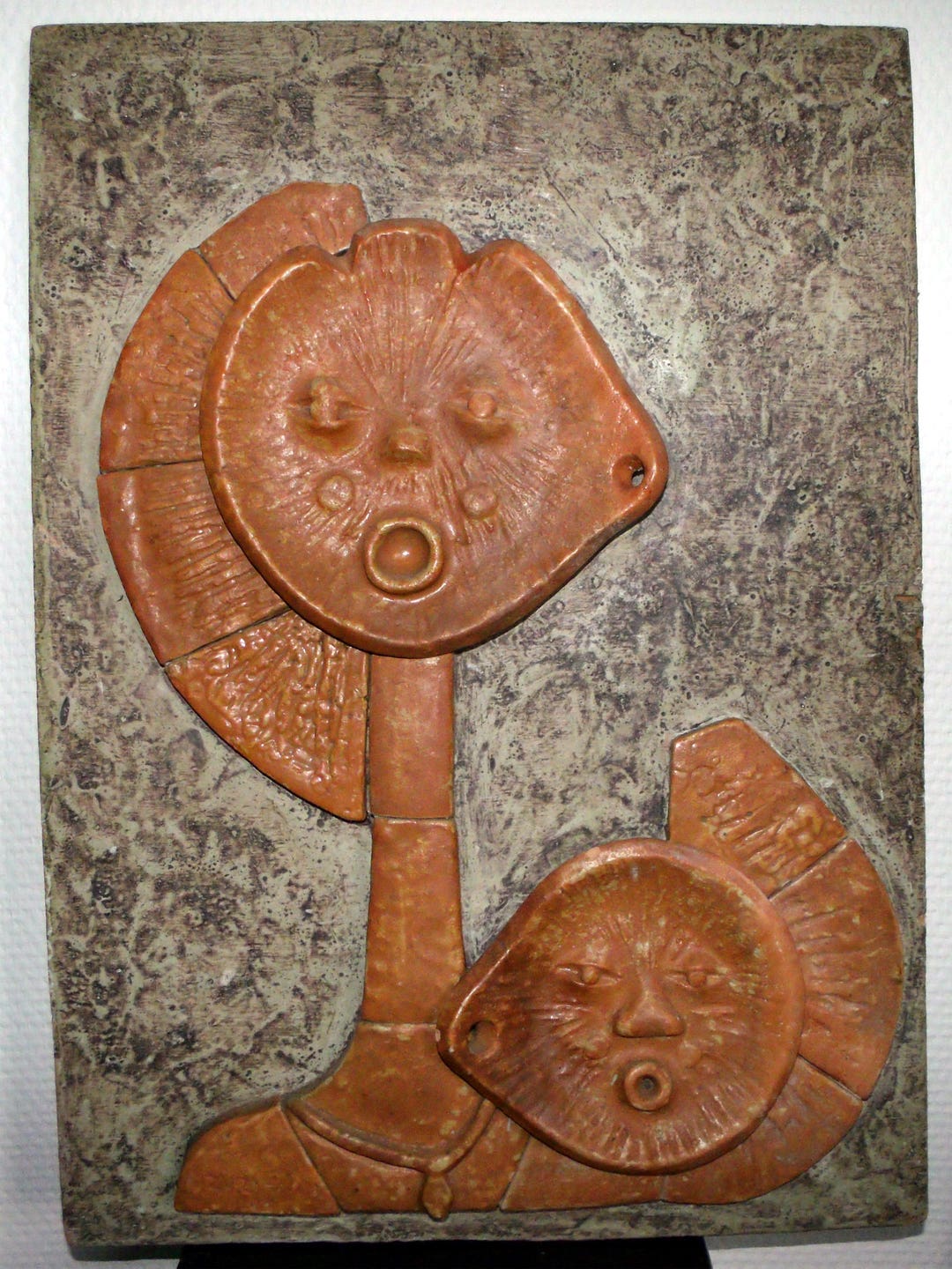 Vintage Ceramic Art From Zaire / DR Congo, Depicting Fertility, Rare ...