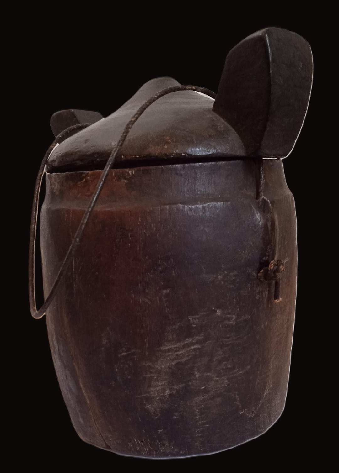 Tribal Batak Wooden Container Karo Batak Ethnographic Medicine Box ...