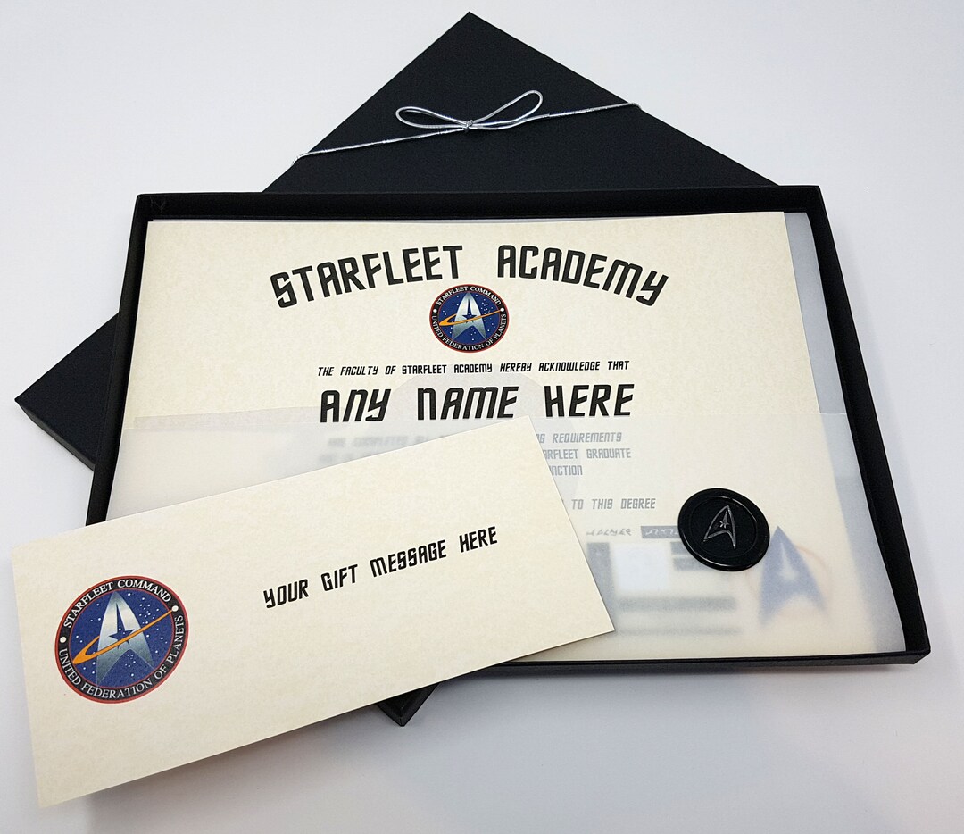Unleash Your Inner Trekkie With a Personalized Starfleet Academy ...