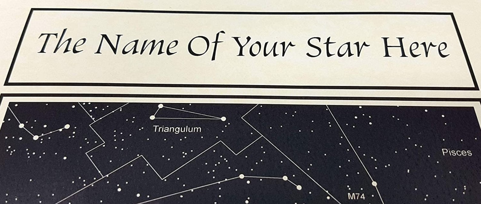 Name a Star Gift Set - A Crystal Marks Your Star - Luxury Presentation ...