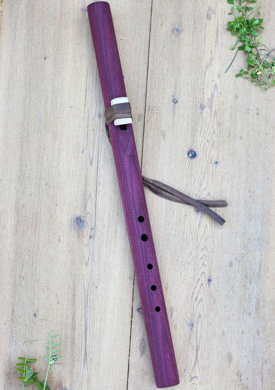 Old Style Purple Heart Wood Flute by Blue Bear Flutes - Etsy