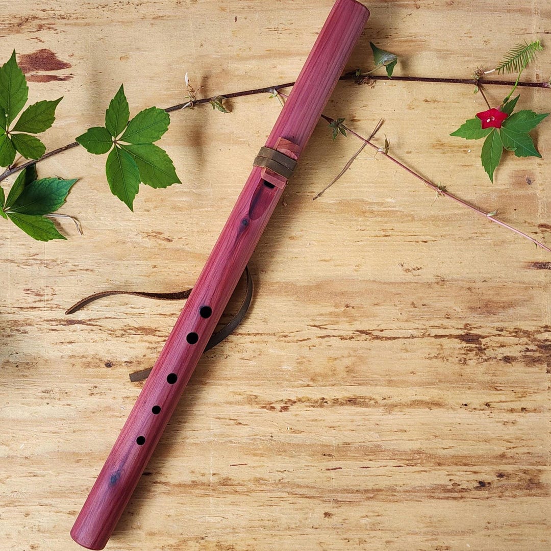 Old Style Eastern Red Cedar Flute Key of B - Etsy