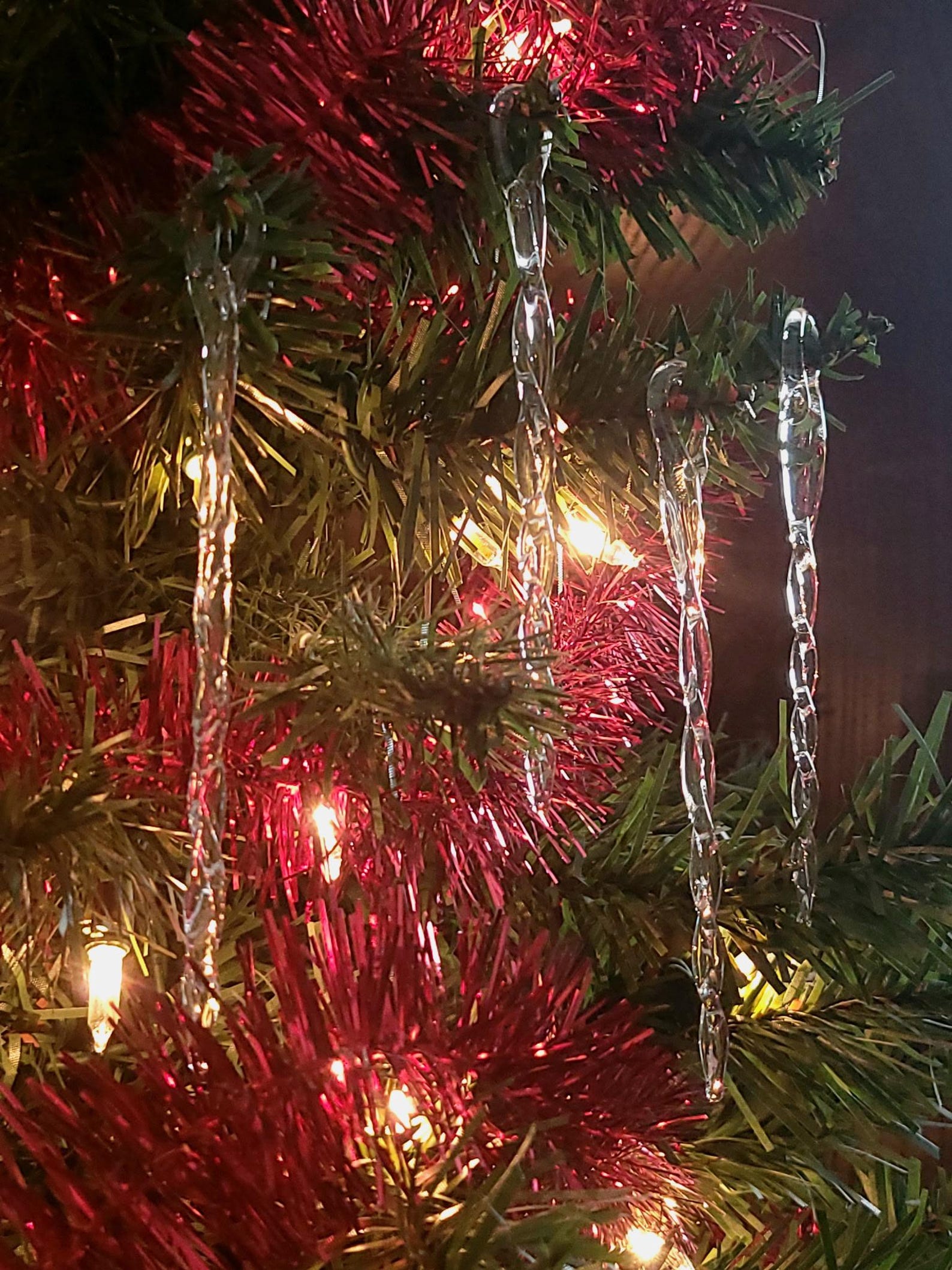 Clear Glass Icicles. Three Different Sizes. - Etsy
