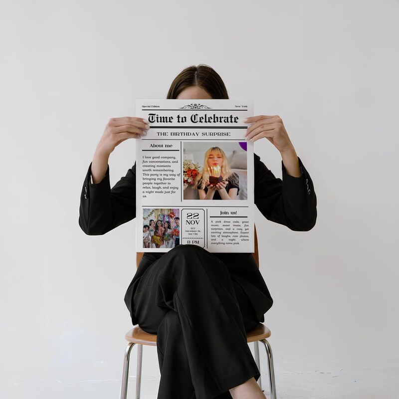 Personalized Newspaper From the Day You Were Born - Etsy