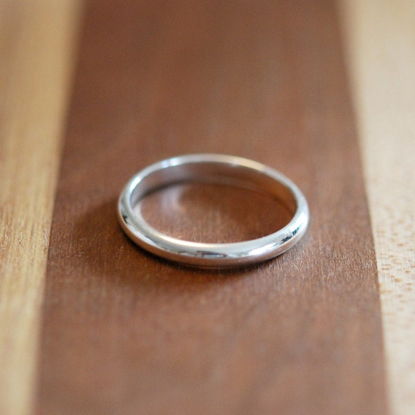 Plain Silver Ring - Etsy