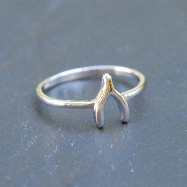 Wishbone Ring - Etsy