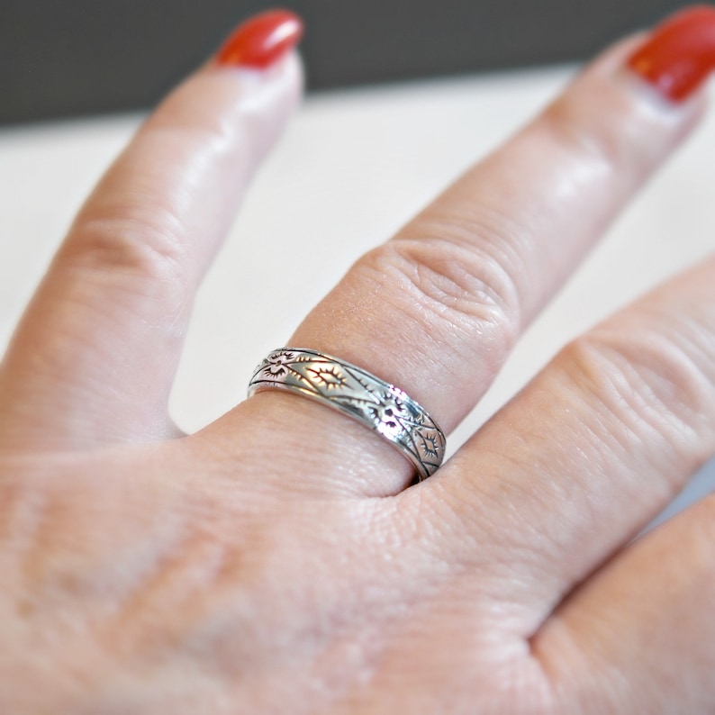 Sterling Silver Aztec Ring Mens Ring Southwestern Jewelry | Etsy