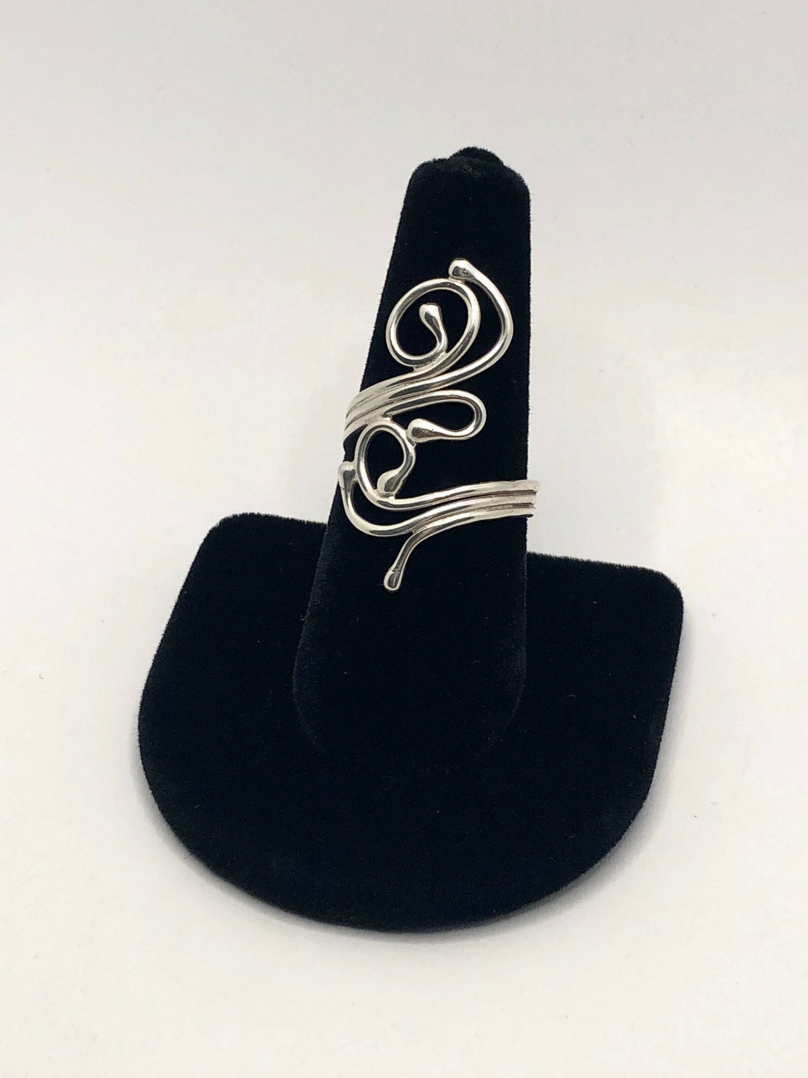 Sterling Silver Ring Statement Ring Handmade Ring Large - Etsy